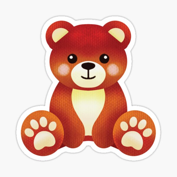 "cute bear" Sticker for Sale by yoyodesign1 | Redbubble