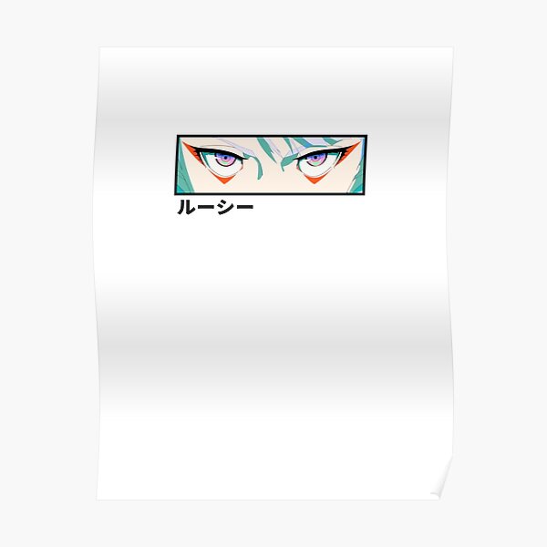 "Lucy eyes Cyberpunk Edgerunners" Poster for Sale by Purpleisbetter ...