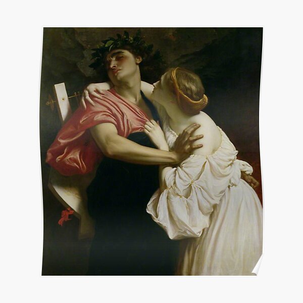 "Orpheus and Eurydice oil painting" Poster for Sale by Afternext ...