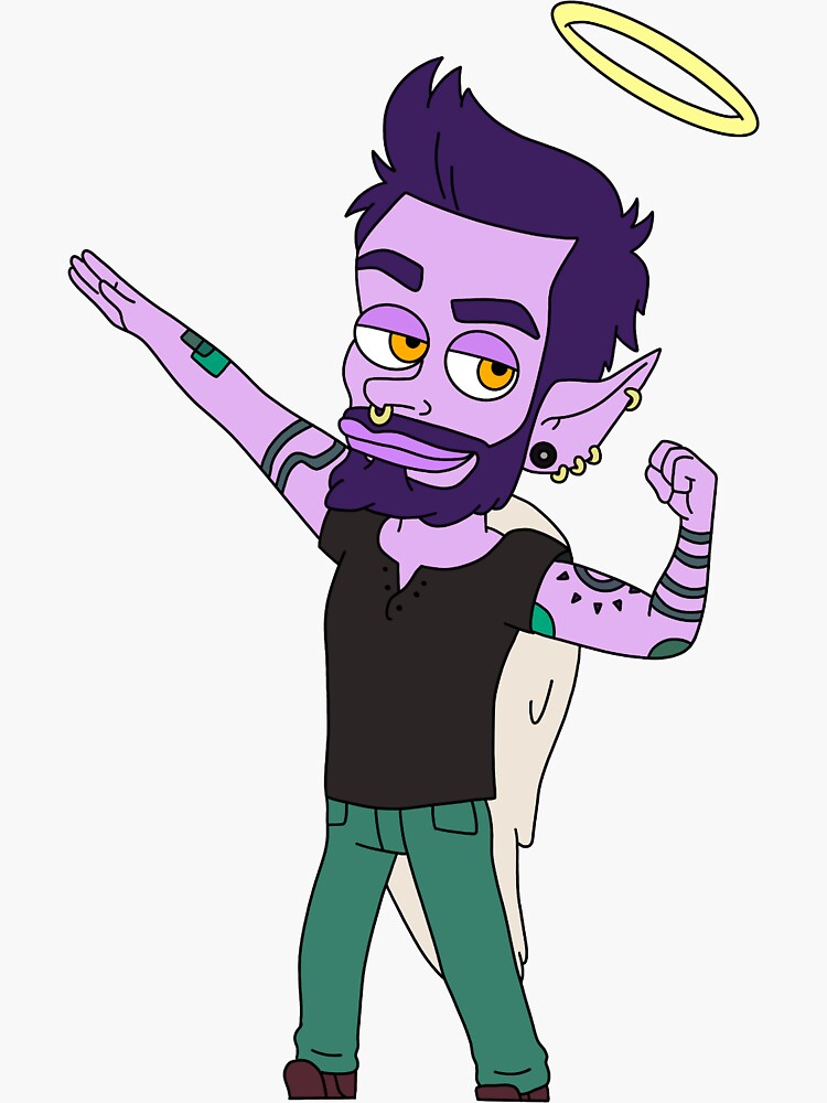 "Dante the Addiction Angel" Sticker for Sale by DigitalRedesign | Redbubble