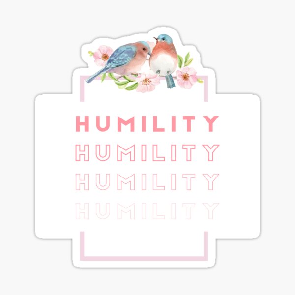 "Growing in the Virtue of Humility" Sticker for Sale by ZeliePress ...