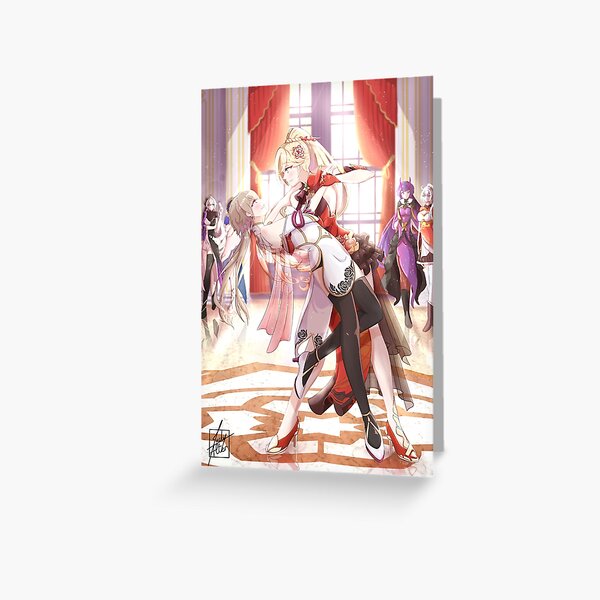 "Honkai Impact 3rd - Durandal x Rita Ball Edition Digital Art" Greeting ...