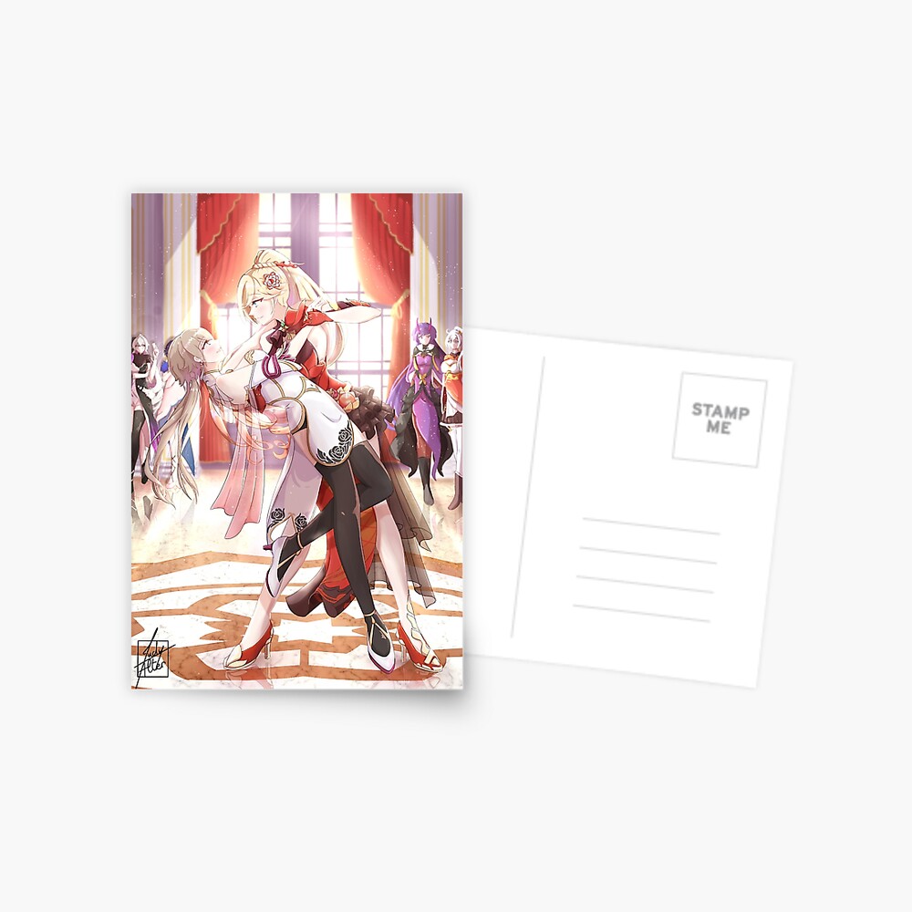 "Honkai Impact 3rd - Durandal x Rita Ball Edition Digital Art" Postcard ...