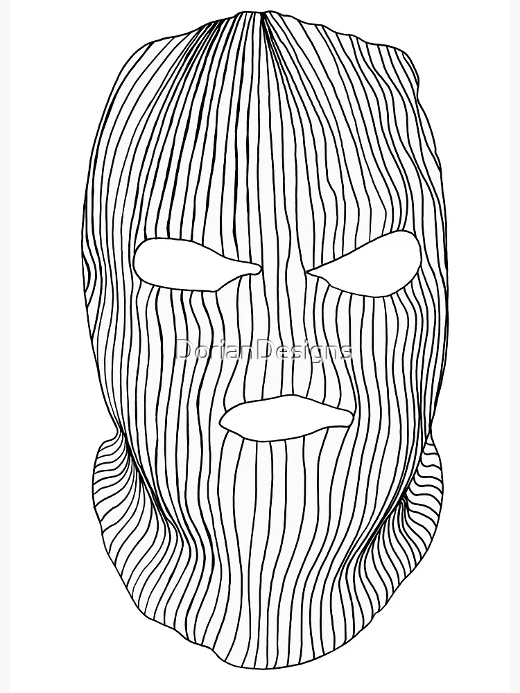 Ski Mask Robber Sketch