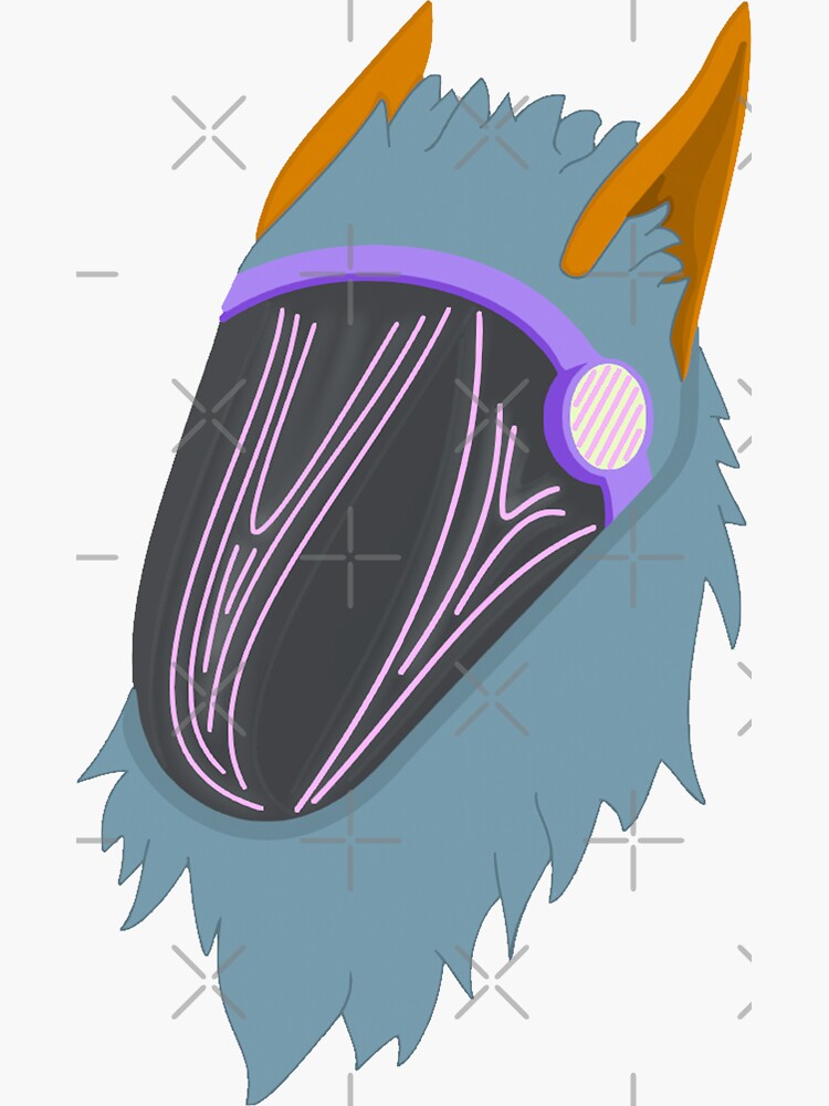 "protogen screensavers" Sticker for Sale by alexishappy | Redbubble