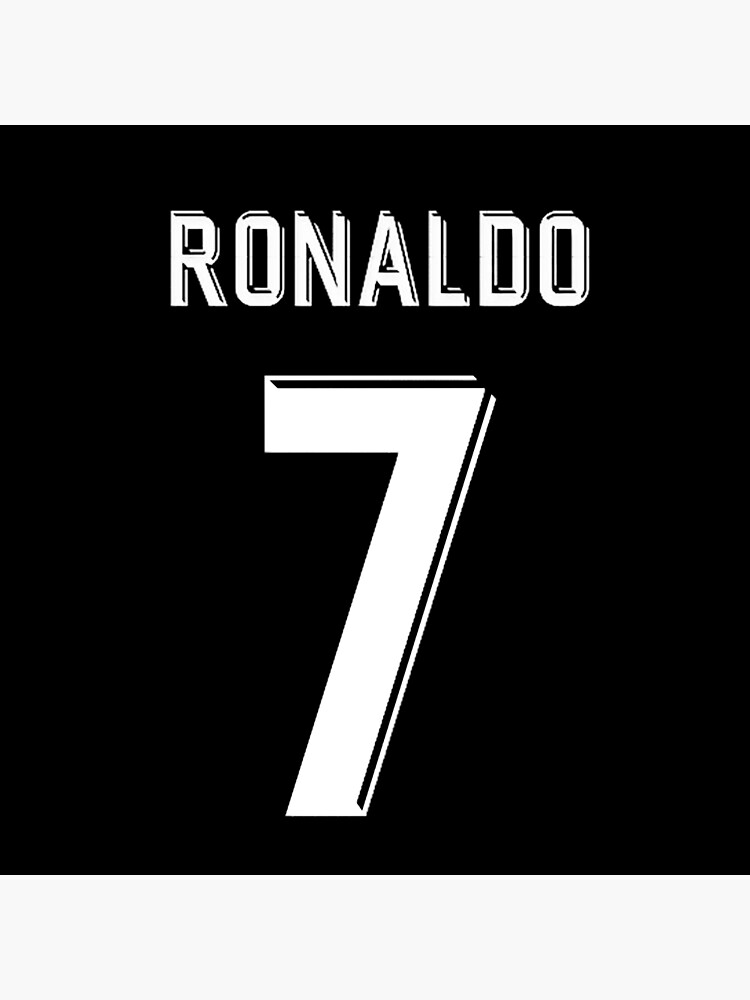 "Cristiano Ronaldo Number 7" Poster for Sale by alya7 | Redbubble