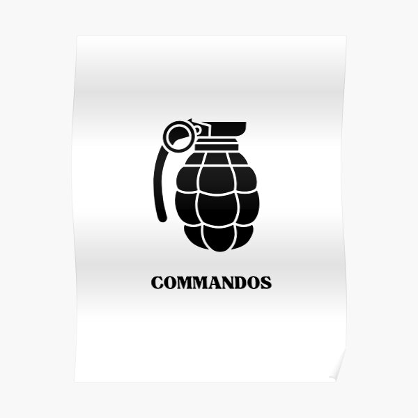 "Commandos " Poster for Sale by veliborknight | Redbubble