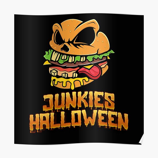 "The Burger Monster Mascot Design Illustrations Cartoon, Halloween Fast ...