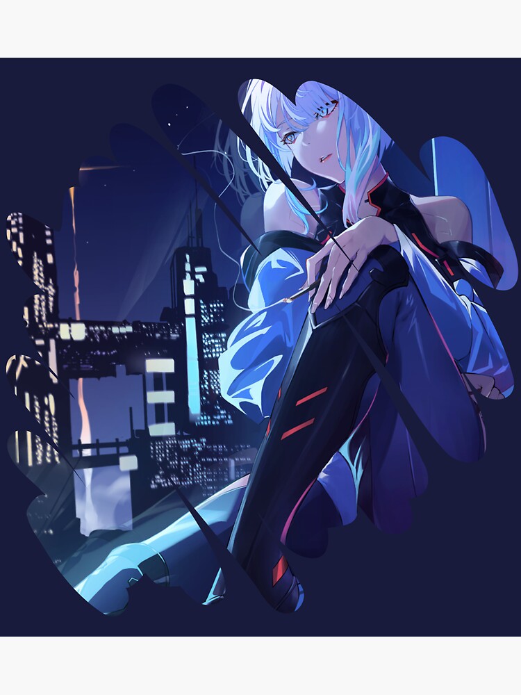 "Cyberpunk Edgerunners Lucy " Sticker for Sale by Fun-ShopCLUB | Redbubble
