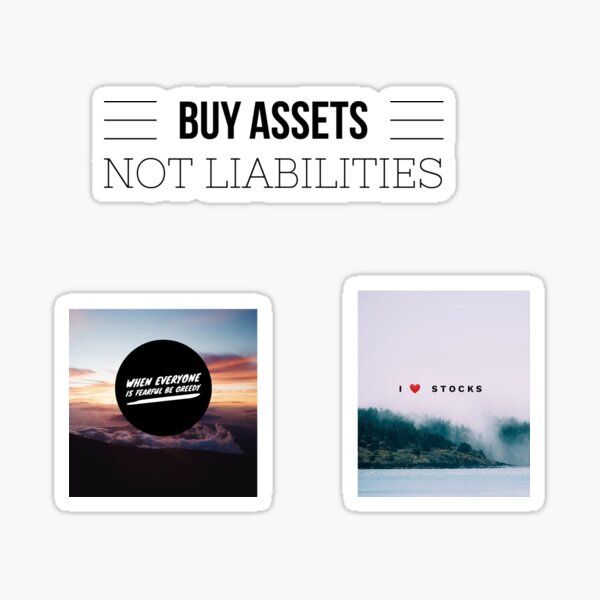 "Investment " Sticker for Sale by EpicGraphicz | Redbubble