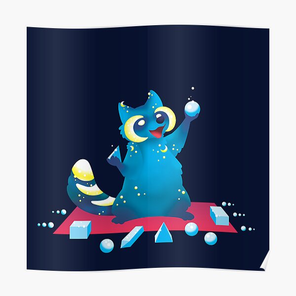 "Moon Raccoon - Just Raccoon" Poster for Sale by Just-Goons | Redbubble
