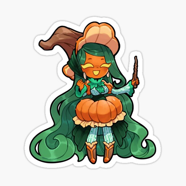 "Pumpkin Witch Daphne Chibi" Sticker for Sale by LilRoundPumpkin ...