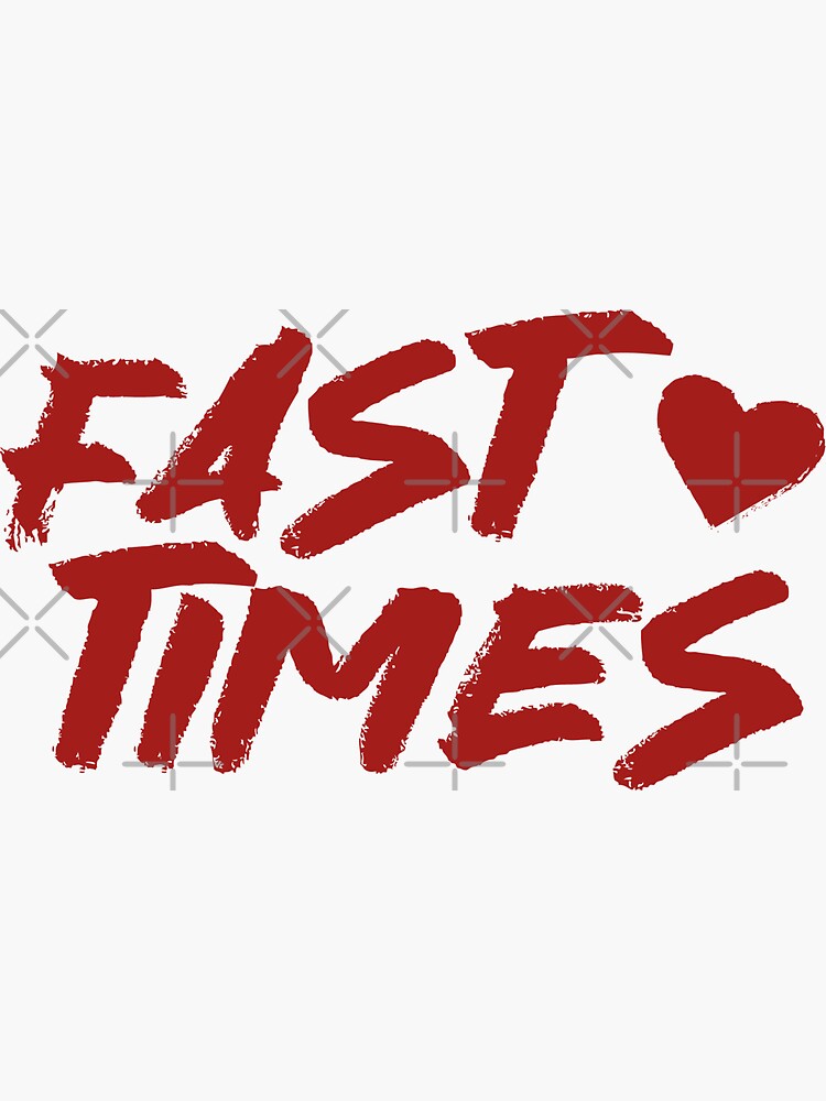 "Fast times by Sabrina carpenter" Sticker for Sale by ducking-swxn ...