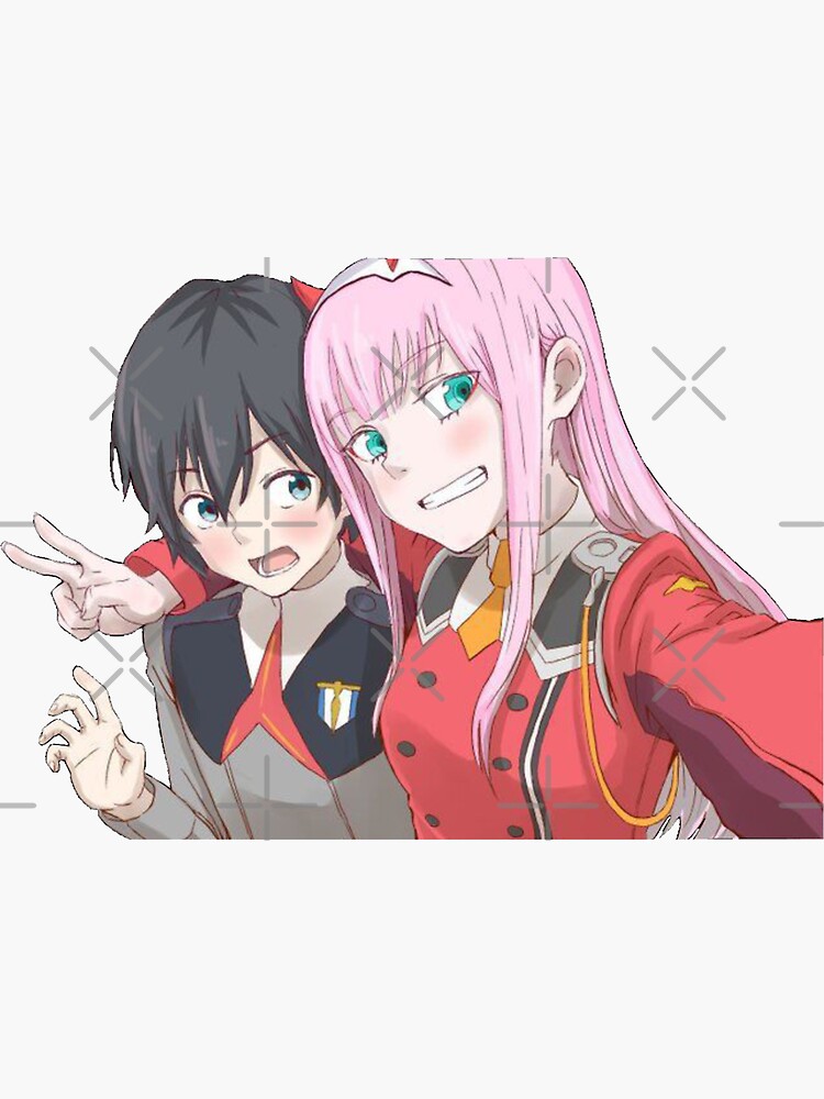 "anime zero two" Sticker for Sale by Moho01 | Redbubble