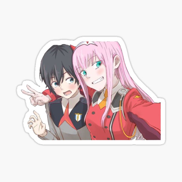 "anime zero two" Sticker for Sale by Moho01 | Redbubble