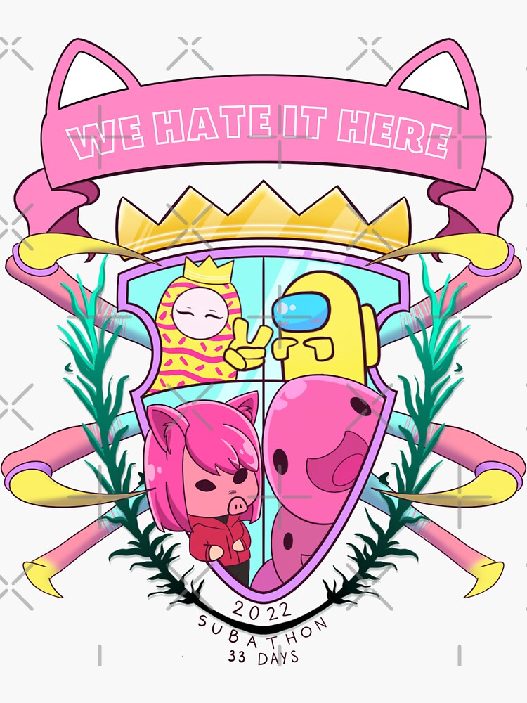 "2022 ZavvyGamer 33 Day Subathon Memorabilia" Sticker for Sale by ...