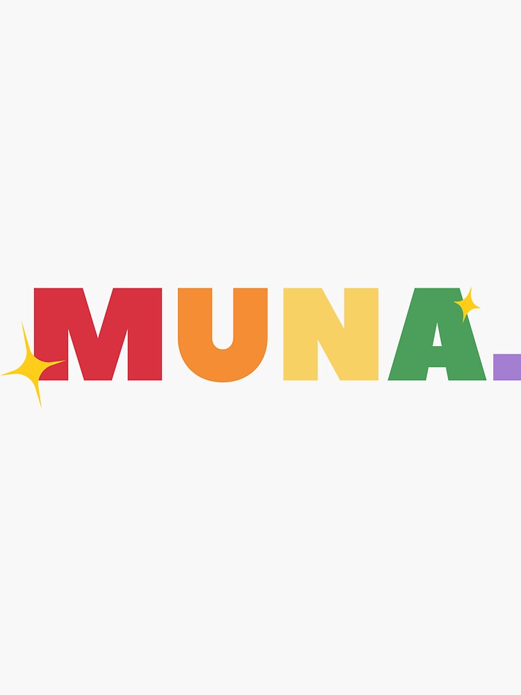 "MUNA Pride Rainbow Flag" Sticker for Sale by Rainbowroma | Redbubble