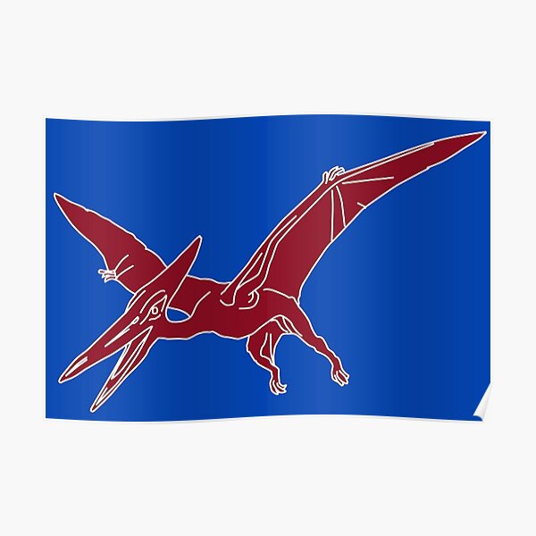 "PTERANODON" Poster for Sale by WOOFANG | Redbubble