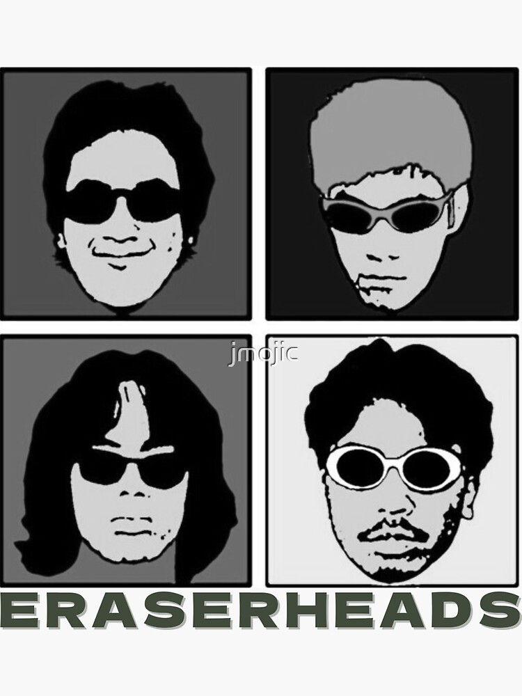 "Eraserheads 90s" Sticker for Sale by jmojic | Redbubble