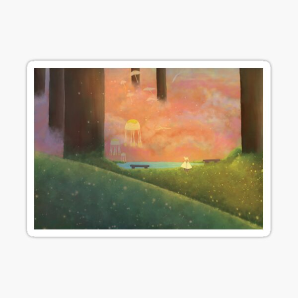 "Sky Children of the Light Sunny Forest Dreamy Sky" Sticker for Sale by ...