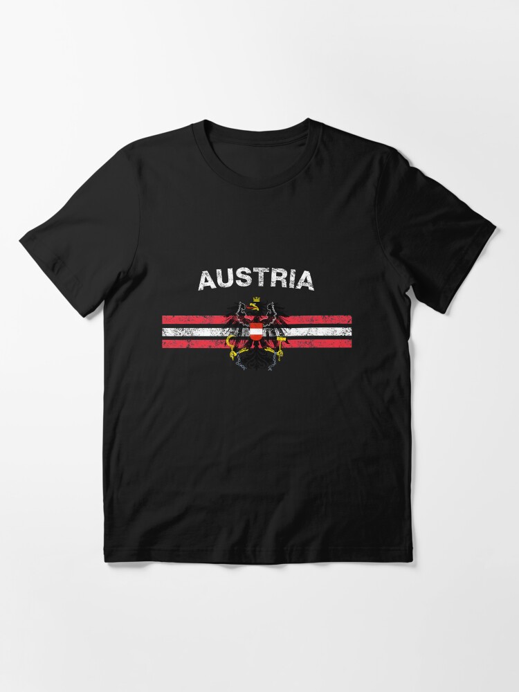 "Austrian Flag Shirt - Austrian Emblem & Austria Flag Shirt" T-shirt ...