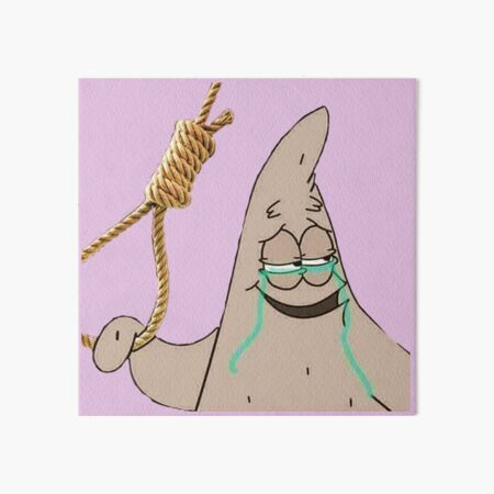 "Sad Patrick Meme" Art Board Print for Sale by Juanscorner | Redbubble