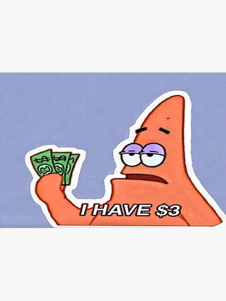 "patrick star meme" Photographic Print for Sale by karlaminev2 | Redbubble