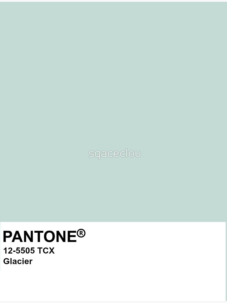 "Pantone Glacier" Poster for Sale by sqaceclou | Redbubble
