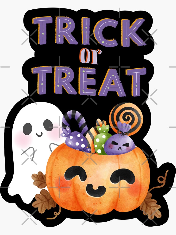 "Kawaii Cute and Spoopy Trick or Treat Halloween Candy Pumpkin Ghost ...