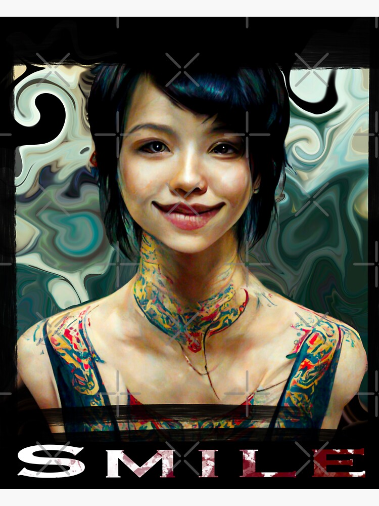 "Smile Chinese scary smile " Sticker for Sale by kMihov | Redbubble