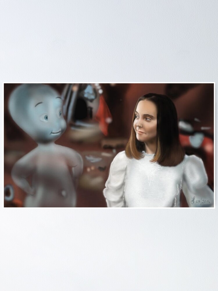"Casper" Poster for Sale by Saryetta | Redbubble