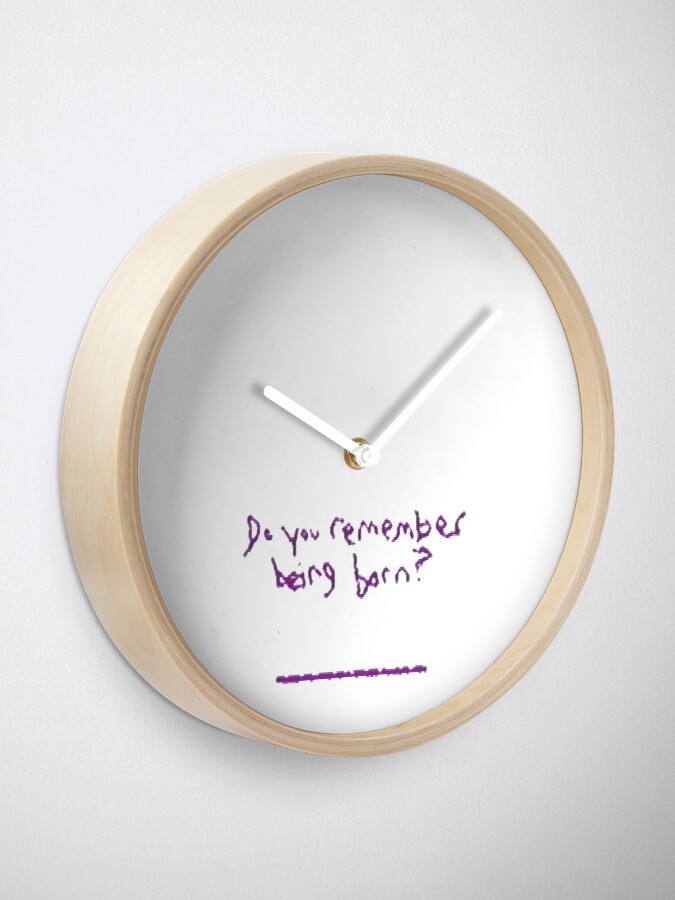 "Petscop - Do you remember being born?" Clock by ManriqueNandez | Redbubble