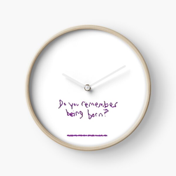 "Petscop - Do you remember being born?" Clock by ManriqueNandez | Redbubble