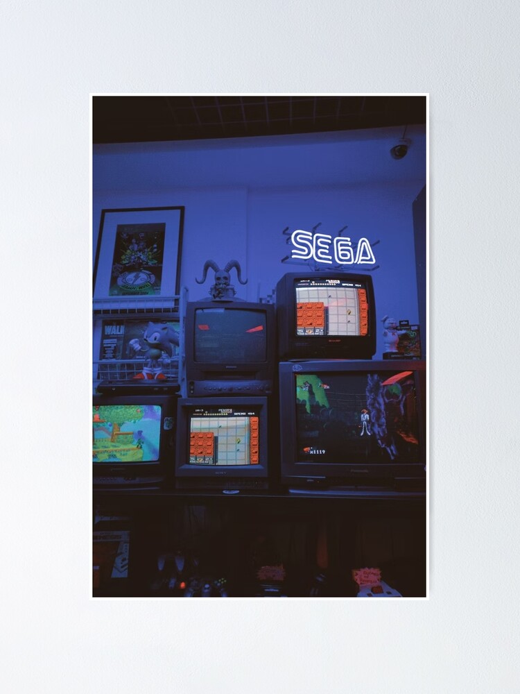 "Stacked Retro TV's" Poster for Sale by WarOnGravity | Redbubble