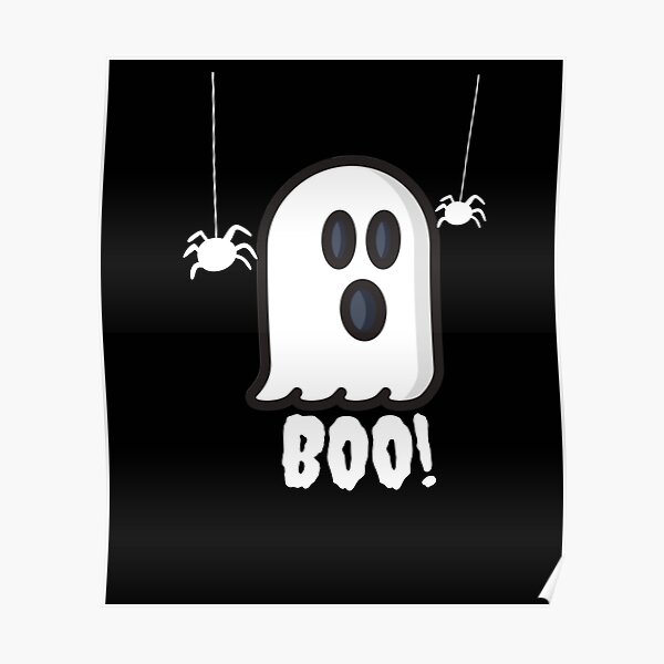 "Spooky little ghost " Poster for Sale by Rachidsoussi | Redbubble