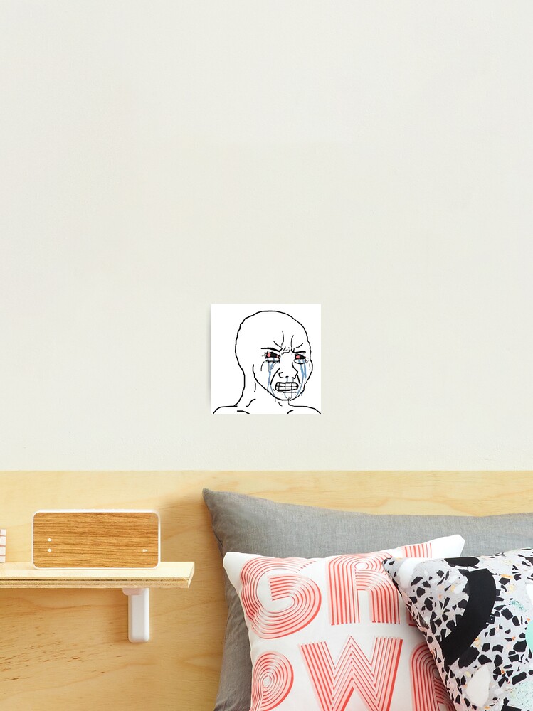 "Angry Cry Meme" Photographic Print by Juanscorner | Redbubble