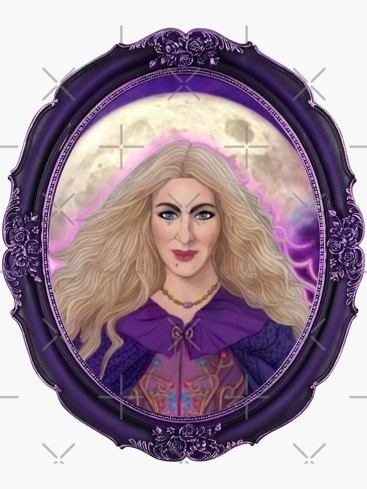 "Hocus Pocus - Sarah Sanderson" Sticker for Sale by DuskWingArts ...