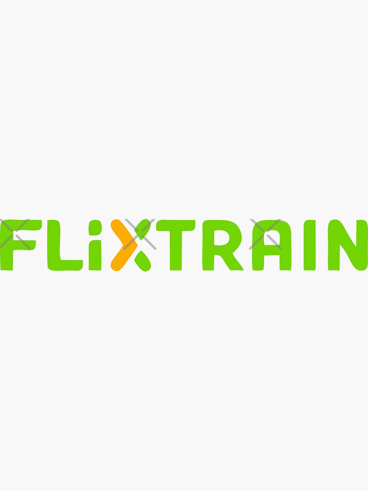 "Flixtrain-Logo" Sticker for Sale by sempakriri | Redbubble
