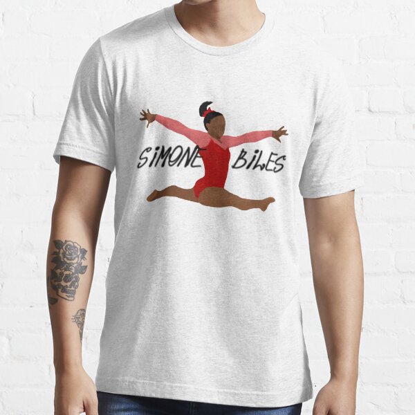 "Simone Biles Gymnastics Art" T-shirt for Sale by Cherries4 | Redbubble ...