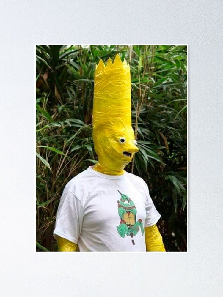 "cursed bart" Poster for Sale by meme-stuff | Redbubble