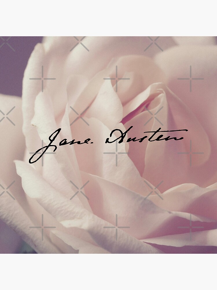 "Jane Austen signature" Sticker for Sale by CastlesClassics | Redbubble