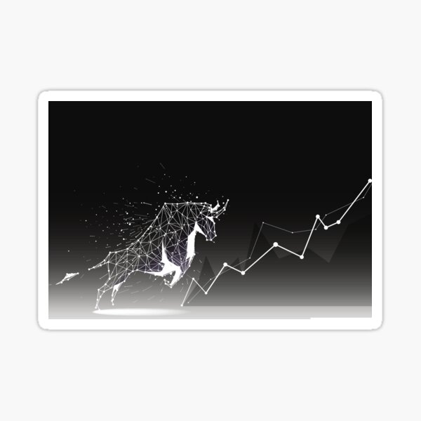 "Stock Market" Sticker for Sale by LazyHatter | Redbubble