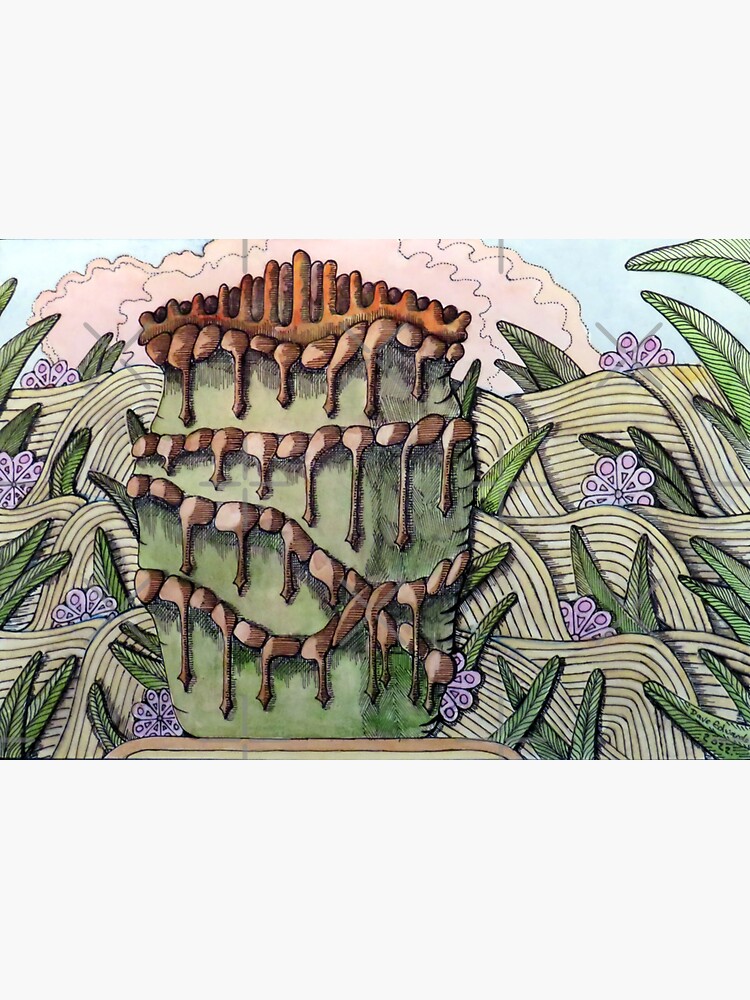 "691 - PEEPING FLOWERS - DAVE EDWARDS - INK & WATERCOLOUR - 2022 ...