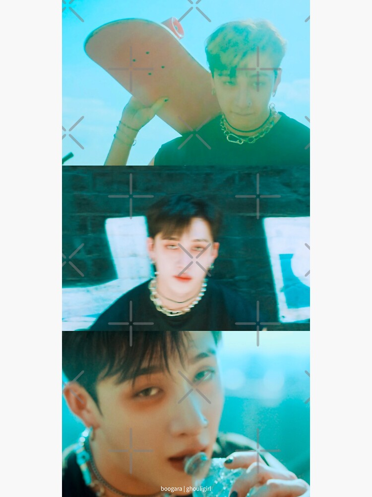 "maxident trailer design - skz stray kids - bang chan version" Sticker ...