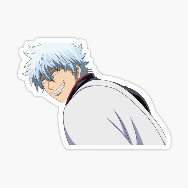 "Gintoki Smirking" Sticker for Sale by BerserkerArmy | Redbubble