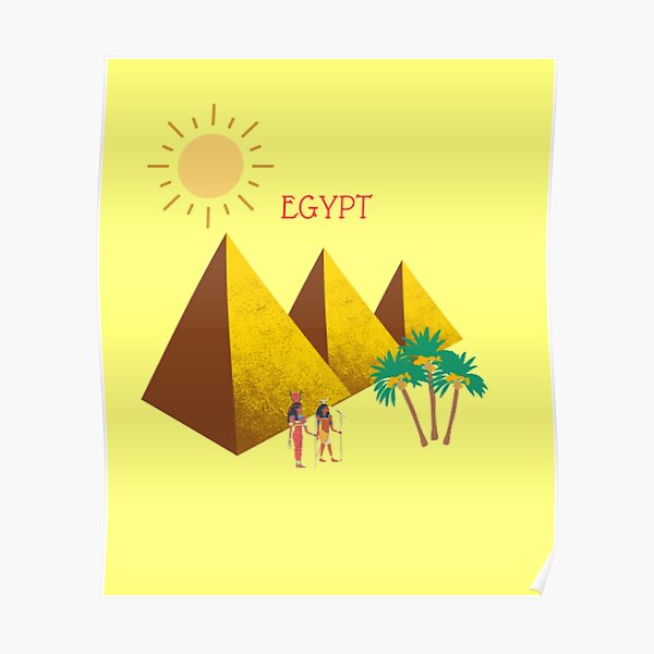 "Ancient Egyptian civilization,The pyramids " Poster for Sale by TM ...