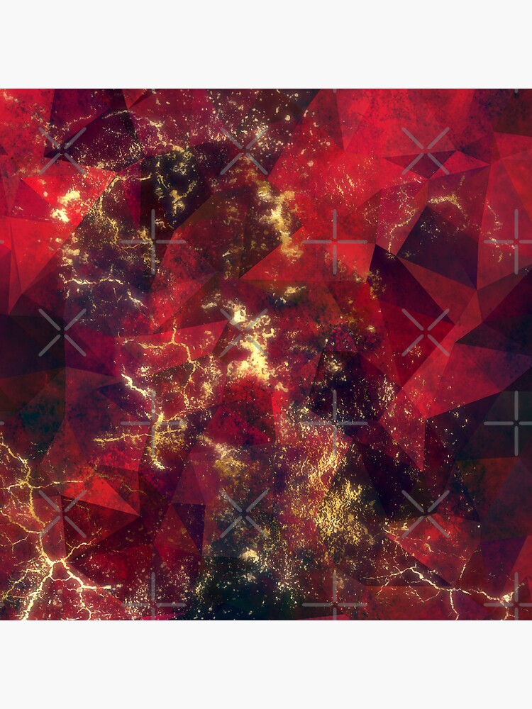 "Luxury Fire Ruby 10" Sticker for Sale by TrendyGlitter | Redbubble