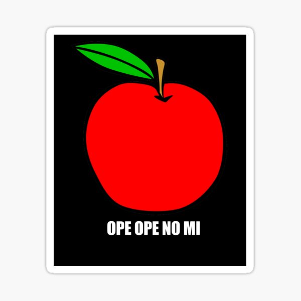 "Ope Ope No Mi" Sticker for Sale by Thisbest | Redbubble