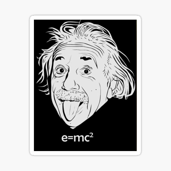 "Albert Einstein Einstein" Sticker for Sale by avatar23 | Redbubble