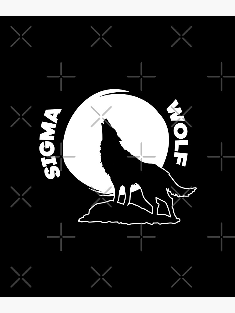 "Sigma wolf" Poster for Sale by Youssef02 | Redbubble